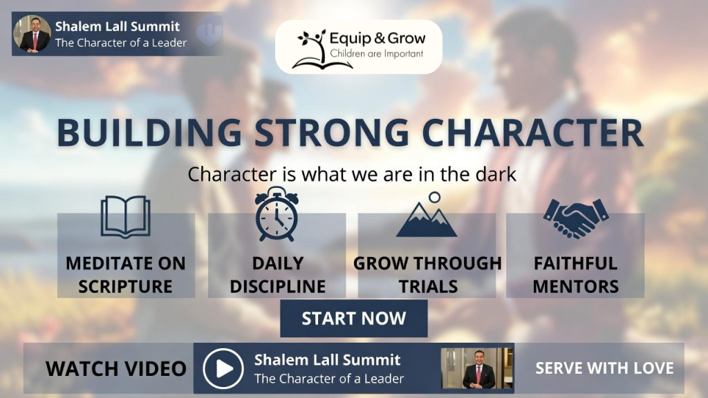 Building Strong Character: The Essential Foundation for a Life with God